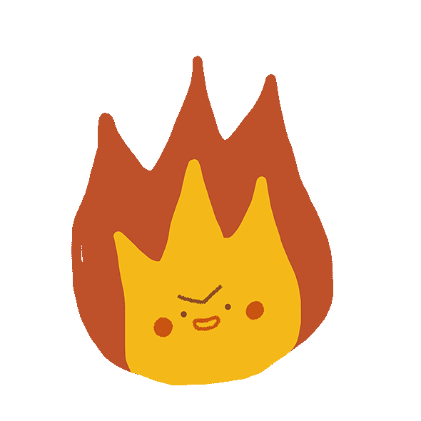 Angry Fire Sticker by The Forest Mori for iOS & Android | GIPHY