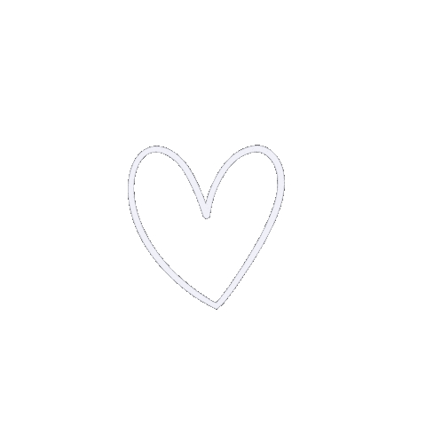 White Heart Love Sticker for iOS & Android | GIPHY