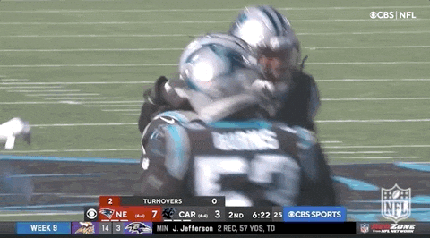 Carolina Panthers Football GIF by NFL - Find & Share on GIPHY