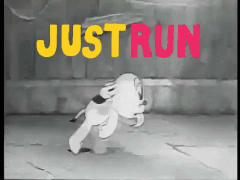 Hurry Up Running GIF by Fleischer Studios - Find & Share on GIPHY