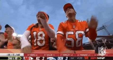 Denver Broncos Football GIF by NFL - Find & Share on GIPHY