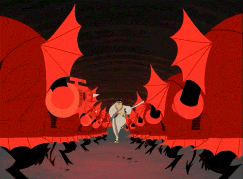 Samurai Jack Scotsman Gif