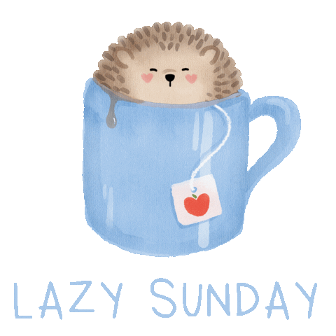 Tea Relaxing Sticker by Kawanimals for iOS & Android | GIPHY