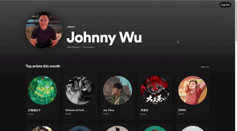 GitHub - Skydodle/spot-profile: A web app for user specific Spotify profile data built with ...