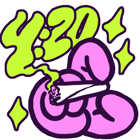 Weed Rolling Sticker by ZRO30 for iOS & Android | GIPHY