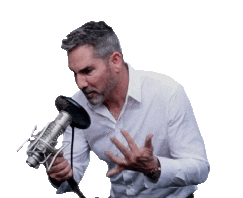 Podcast 10X Sticker by Grant Cardone for iOS & Android | GIPHY