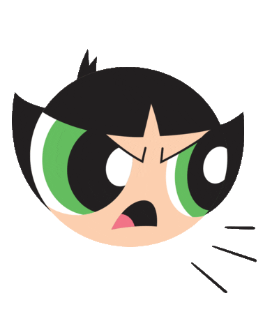 Angry Powerpuff Girls Sticker by Cartoon Network for iOS & Android | GIPHY