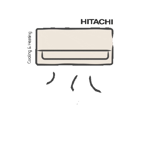 Air Conditioning Relax Sticker by Hitachi Cooling & Heating for iOS ...