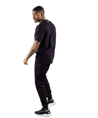 Flexing Trayvon Bromell Sticker by New Balance for iOS & Android | GIPHY