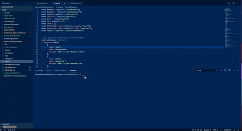 GitHub - hsaldous/team-profile-generator