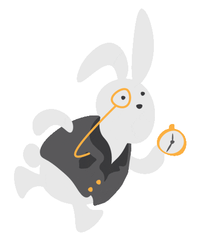 Alice In Wonderland Running Sticker for iOS & Android | GIPHY