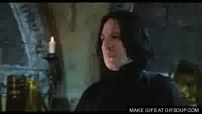 Unamused Snape Gif
