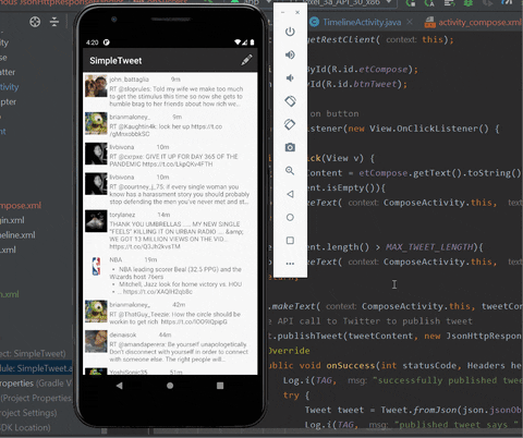 GitHub - dengaku12/SimpleTweet