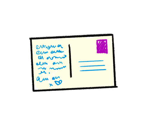 Post Mail Sticker by LOSAN for iOS & Android | GIPHY