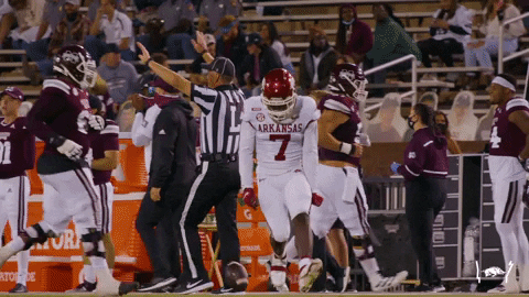 College Football Dancing GIF by Arkansas Razorbacks - Find & Share on GIPHY