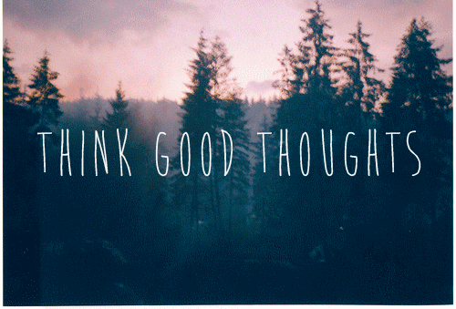 Think Happy Thoughts Gif