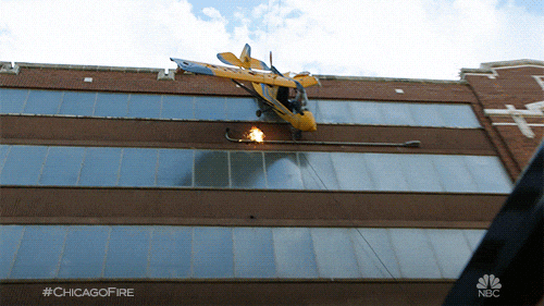 Airplane Crash GIF by One Chicago - Find & Share on GIPHY