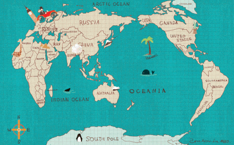 Artists World Map GIF - Find & Share on GIPHY