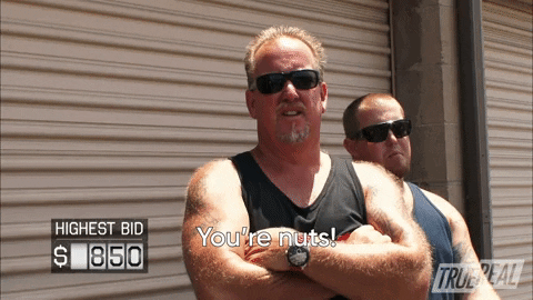 Bidding Storage Wars GIF by TrueReal - Find & Share on GIPHY