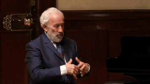 Simon Callow Talk GIF by Wigmore Hall - Find & Share on GIPHY