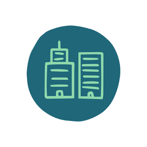 Green Building Illustration Sticker by U.S. Green Building Council for ...