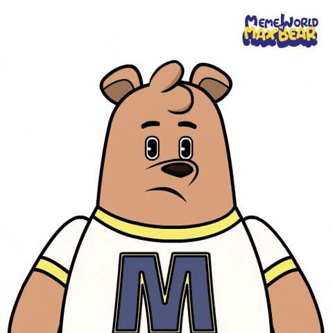 Oh My God Reaction GIF by Meme World of Max Bear - Find & Share on GIPHY