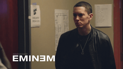 Eminem Laughing Gif