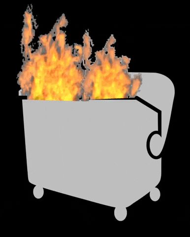 Fire Trash GIF - Find & Share on GIPHY