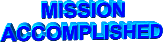 Mission Accomplished Sticker by AnimatedText for iOS & Android | GIPHY