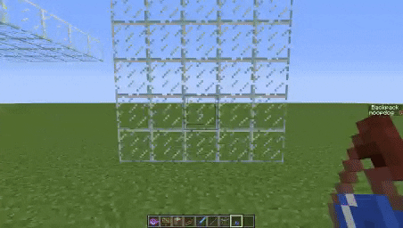 Throwing Bricks That Break Glass : Minecraft