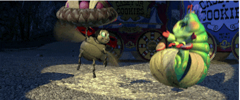 A Bugs Life Lol GIF by Disney Pixar - Find & Share on GIPHY