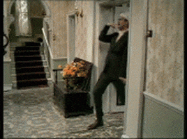 Fawlty Towers Funny Walk GIF - Find & Share on GIPHY
