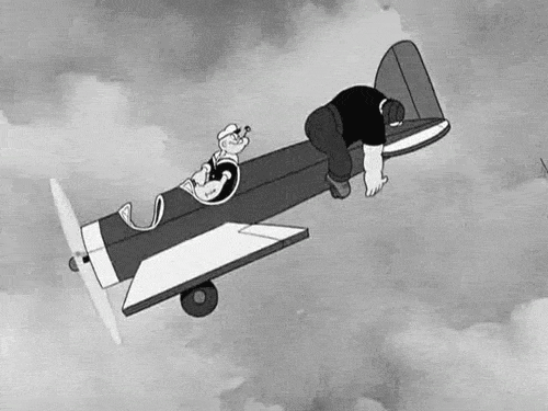 Black And White Plane GIF - Find & Share on GIPHY