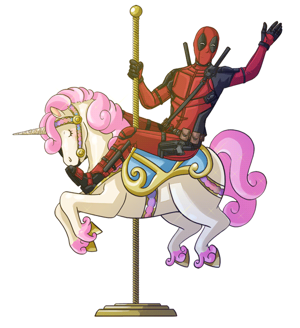 Deadpool Cosplay Animated Gif