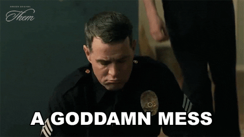 What A Mess Wtf Is This GIF by Amazon Prime Video - Find & Share on GIPHY