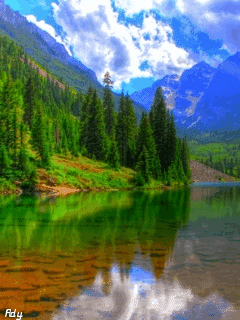 Remarkable Animated Nature Lake Scenery Gifs Best Animations