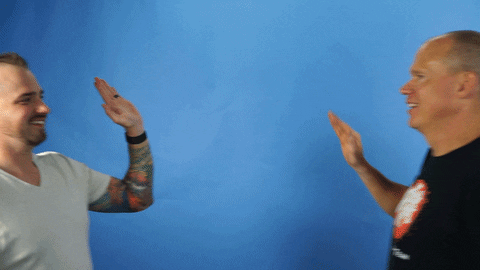 High Five GIF - Find & Share on GIPHY