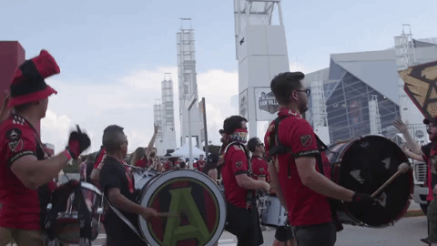 Mercedes-Benz Stadium Fans GIF by Atlanta United - Find & Share on GIPHY