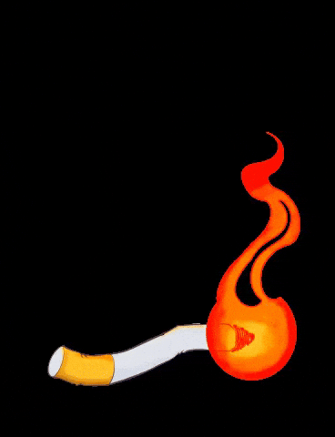 Fire Cigarette GIF - Find & Share on GIPHY