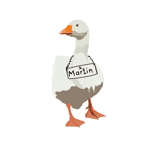 St Martin Gans Sticker by Leofine for iOS & Android | GIPHY
