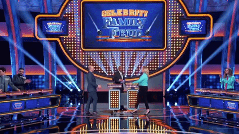 Celebrity Family Feud Slap GIF by ABC Network - Find & Share on GIPHY