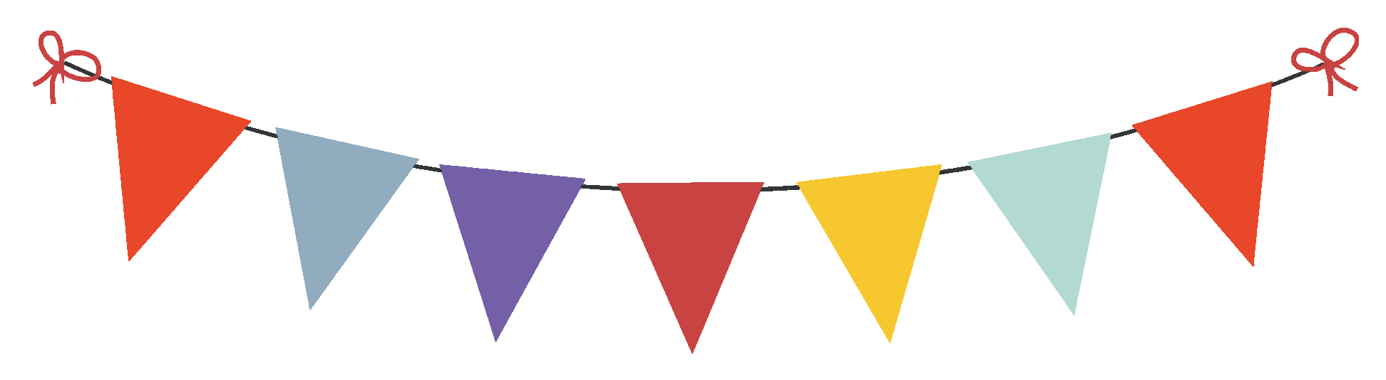 Bunting Sticker by SUSU for iOS & Android | GIPHY