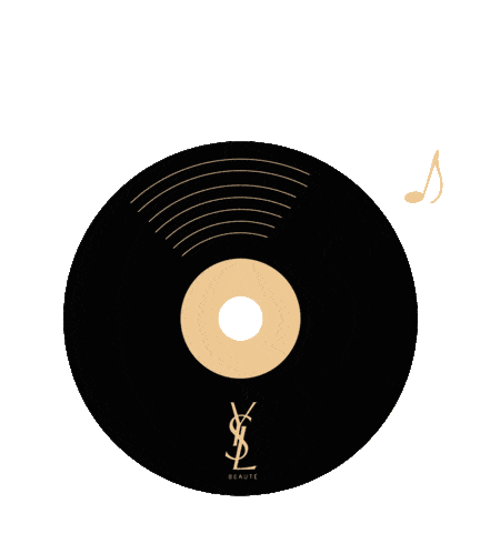 Vinyl Cd Sticker by YSL Beauty for iOS & Android | GIPHY