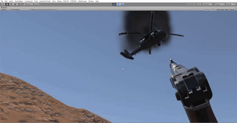 Heli explosion effect