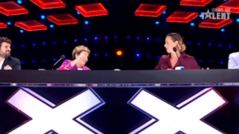 Got Talent Reaction GIF by Italia's Got Talent - Find & Share on GIPHY
