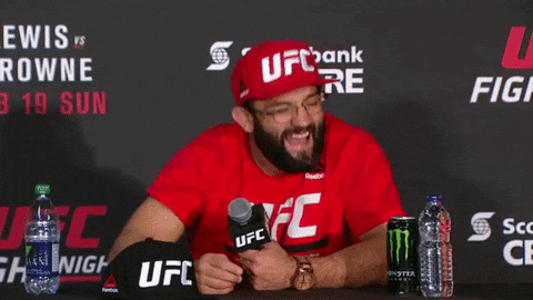 Cracking Up Lol GIF by UFC - Find & Share on GIPHY