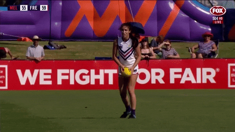 Afl Womens Foreverfreo GIF by Fremantle Dockers - Find & Share on GIPHY