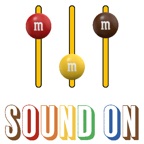 Candy Sound Sticker by M&M’S Chocolate for iOS & Android | GIPHY