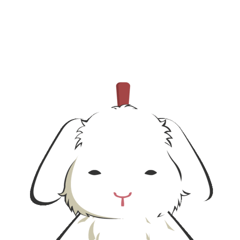 Shock Rabbit Sticker by kesanitw for iOS & Android | GIPHY