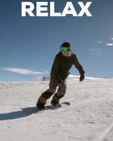 Relax Snowboarding GIF - Find & Share on GIPHY